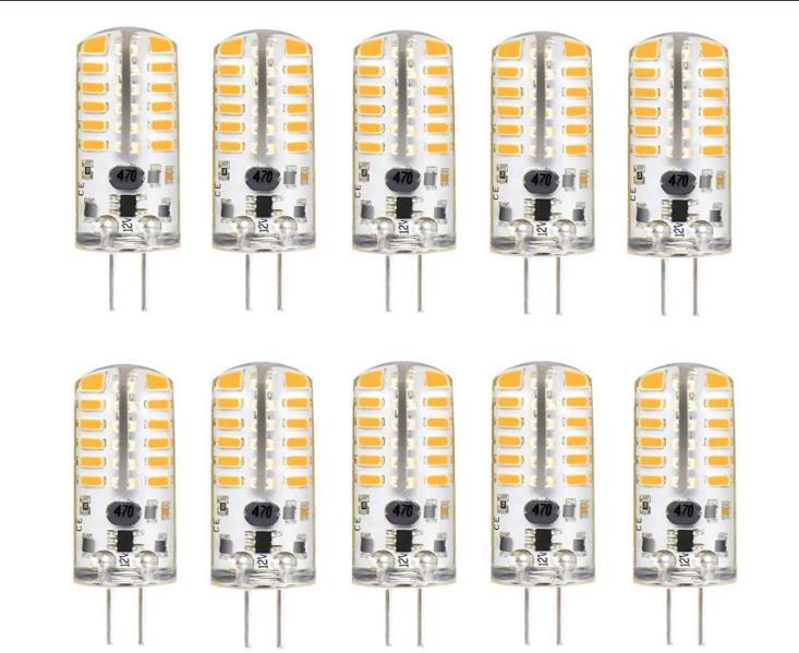 KingSo G4 LED Bulb, 10 Pack 3W Bi-Pin LED Light Bulb KingSo G4 LED Bulb, 10 Pack 3W Bi-Pin LED Light Bulb